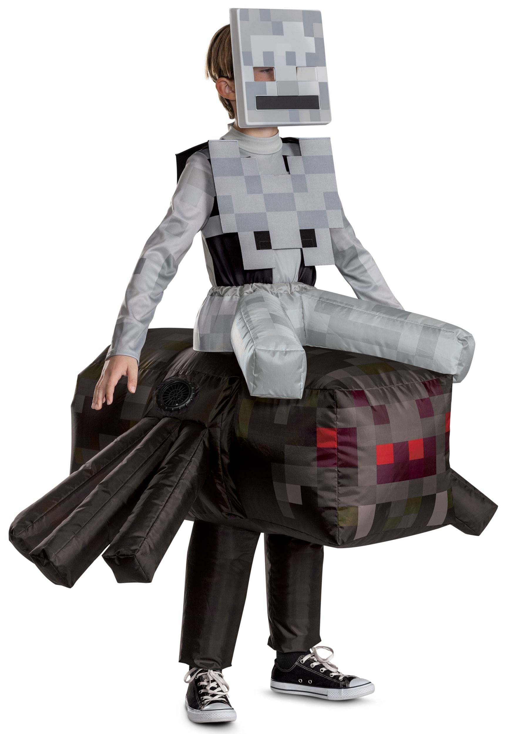 Kid's Deluxe Minecraft Inflatable Spider Jockey Costume | Minecraft ...